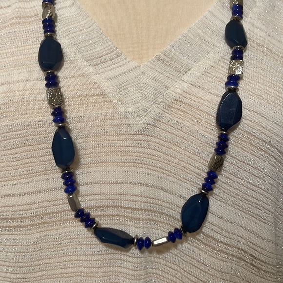 Ruby Rd. | Jewelry | New Ruby Rd Blue Beaded Necklace | Poshmark